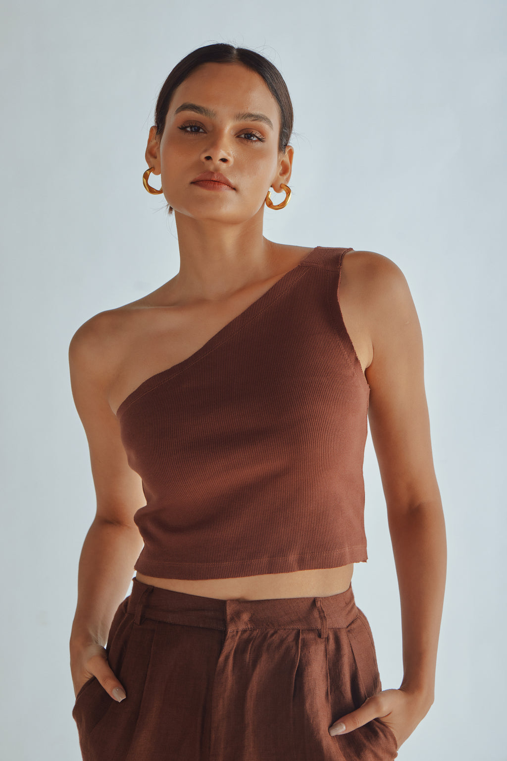 Emily Tank - Brown – Summeraway.in